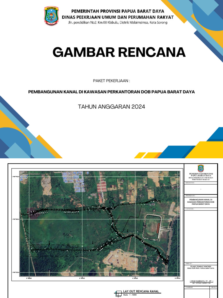 Gambar Rencana Kanal | PDF