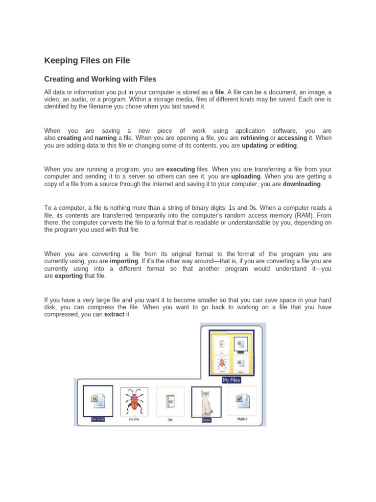 LESSON 3 TOPIC | PDF | Computer File | Directory (Computing)
