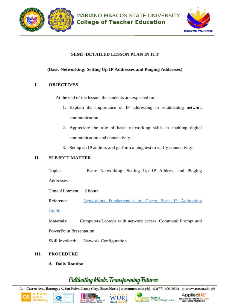 Letter Template Office or College | PDF | Ip Address | Computer Network