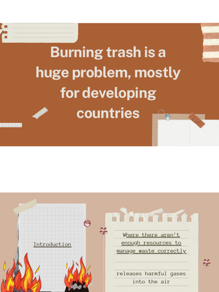 Burning Trash | PDF
