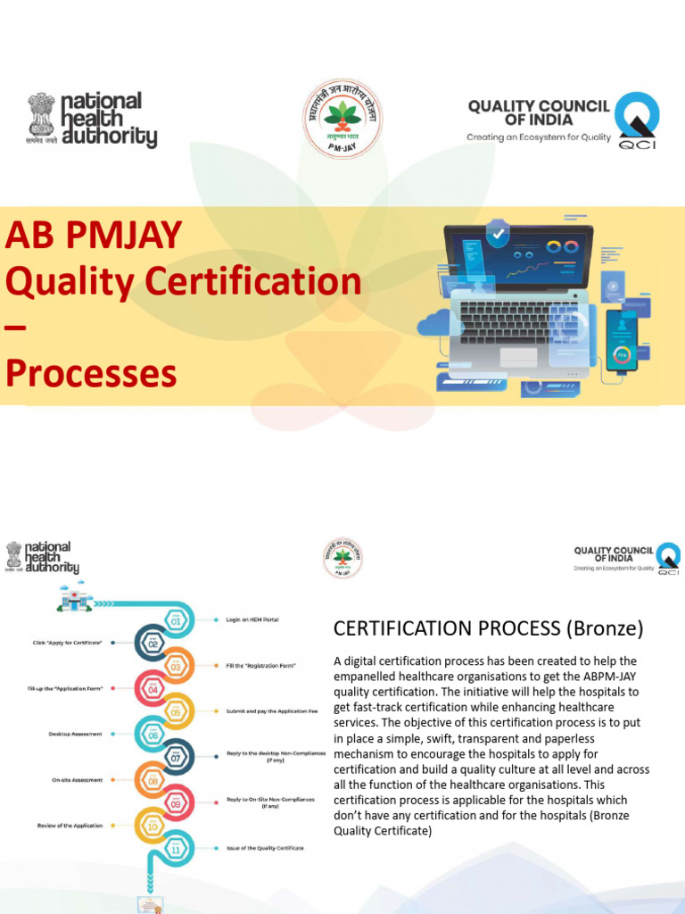 5 ABPMJAY Quality Certification Processes 31.10.22 | PDF