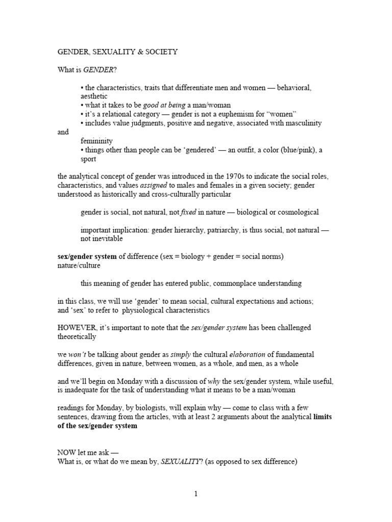 gender MIT | PDF | Gender | Gender Studies