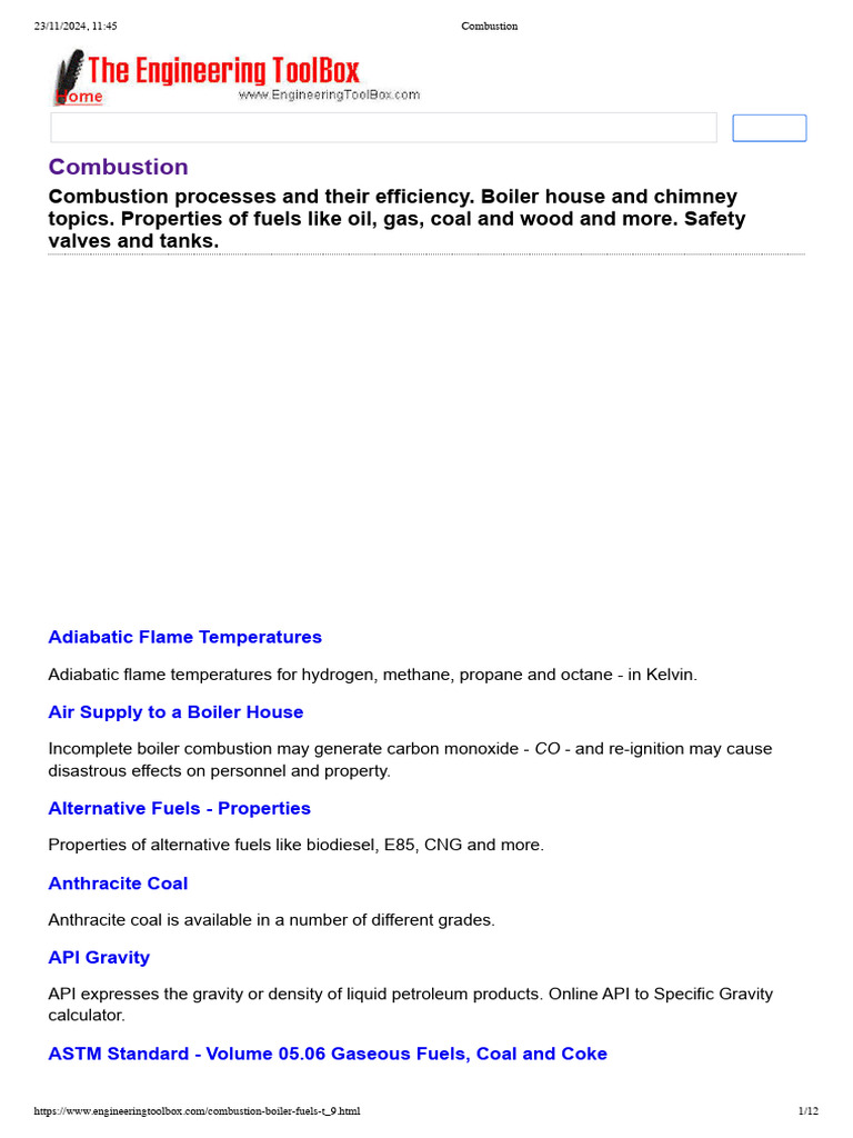 Combustion | PDF | Combustion | Natural Gas