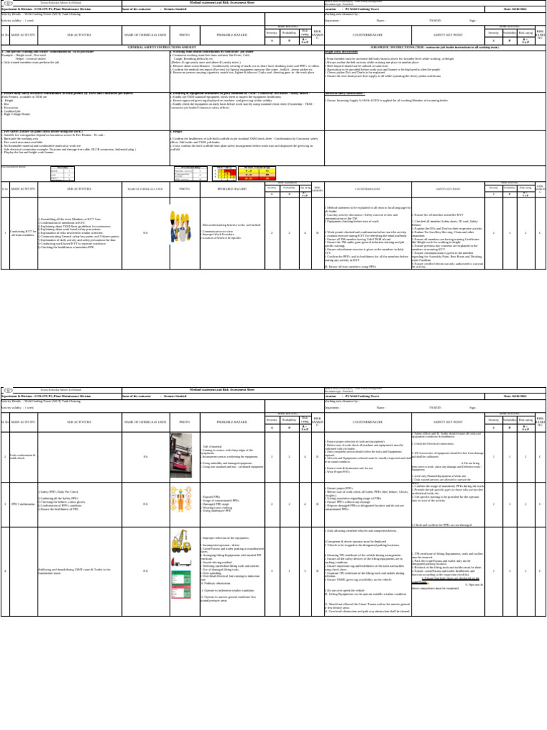 Safety Protocols for Weld Tower | PDF | Personal Protective Equipment ...