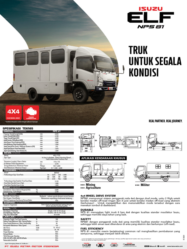 623aca19e5d105e678cb0715 - 2021 ISUZU ELF NPS81 | PDF
