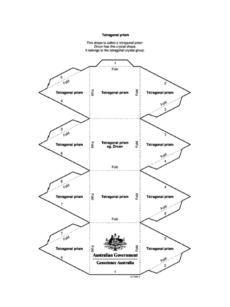 Crystal Models Cut Outs | PDF