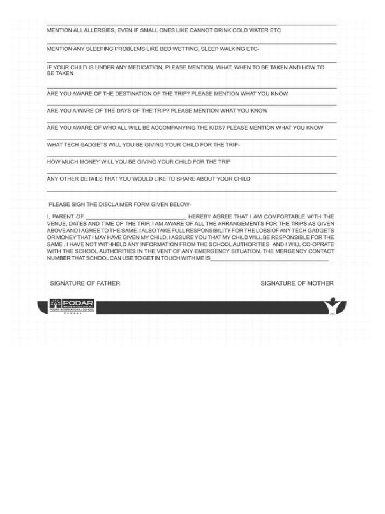 Appendix A - Consent and Parent Approval Form | PDF