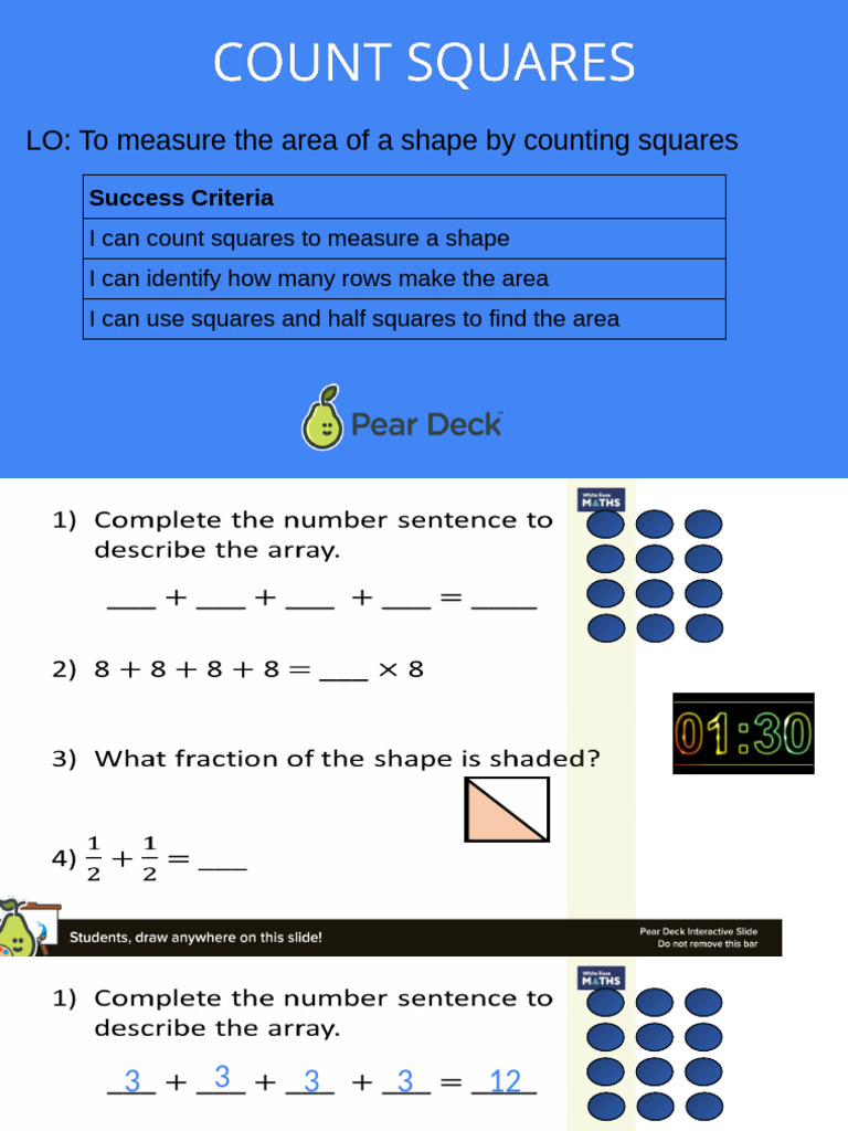 L2 Count Squares | PDF | Area | Geometry