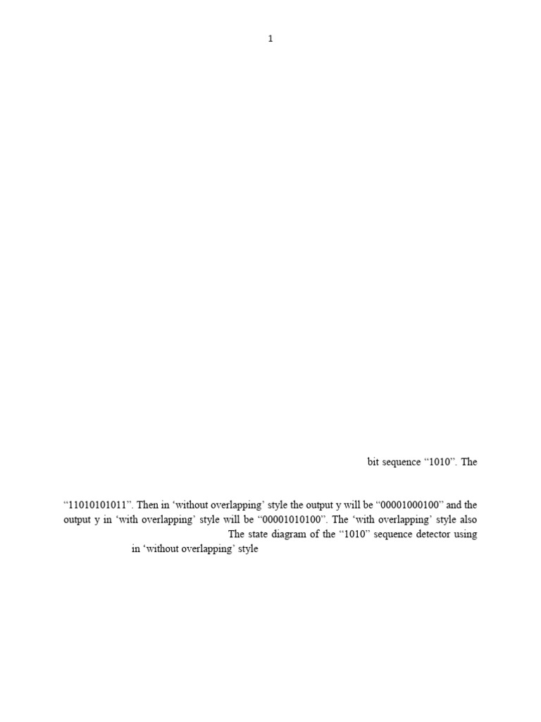 FSM Design | PDF | Electronic Design | Computer Science