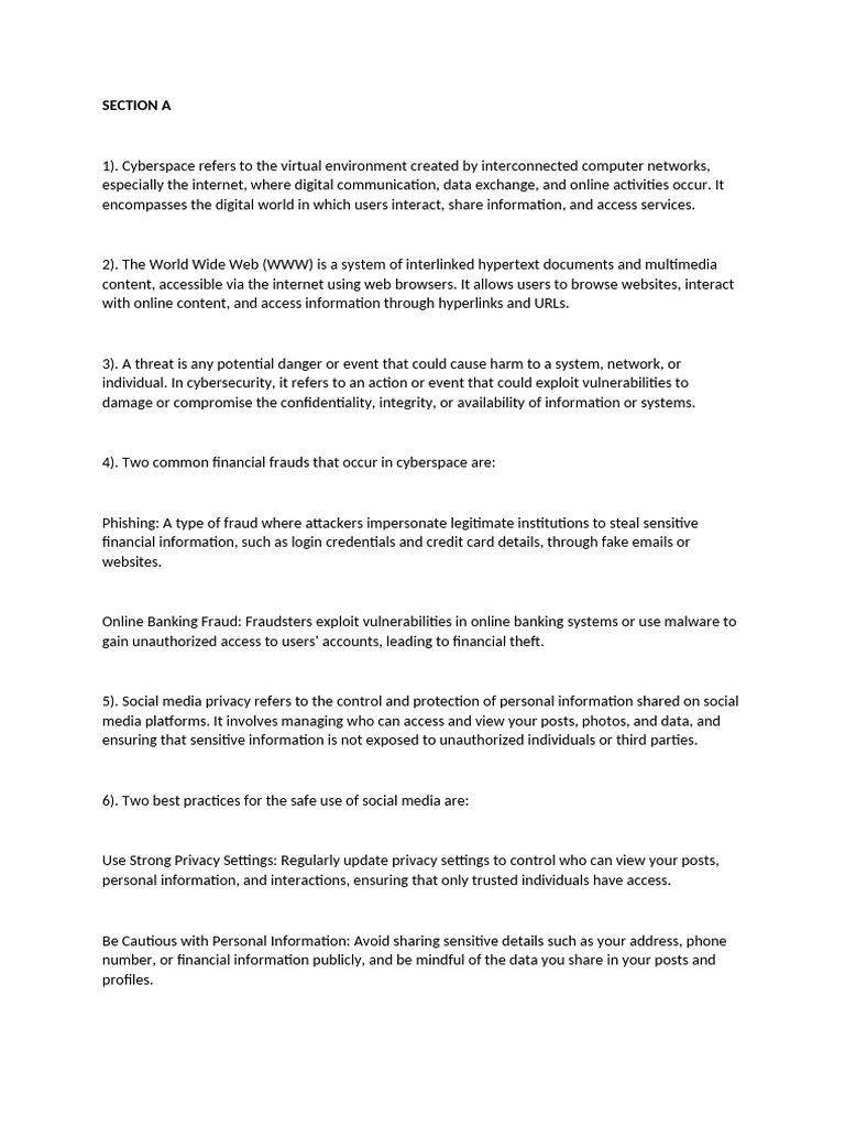 Answer keys | PDF | Backup | Security