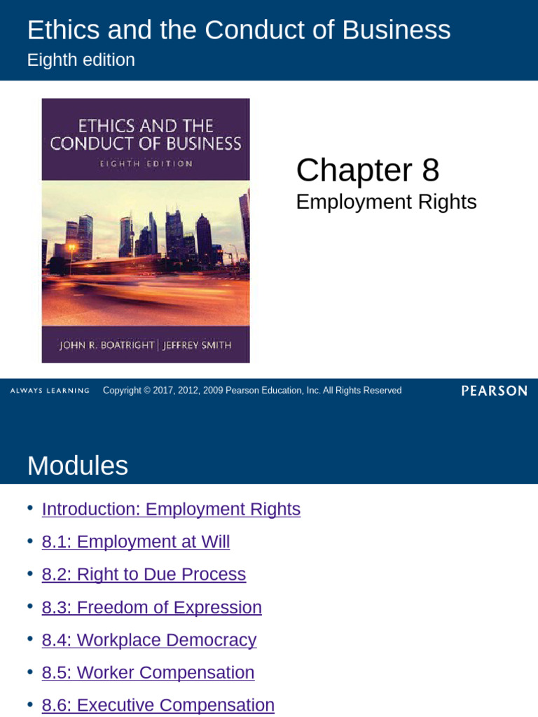 Lecture 9 Employment Rights | PDF | Employment | At Will Employment