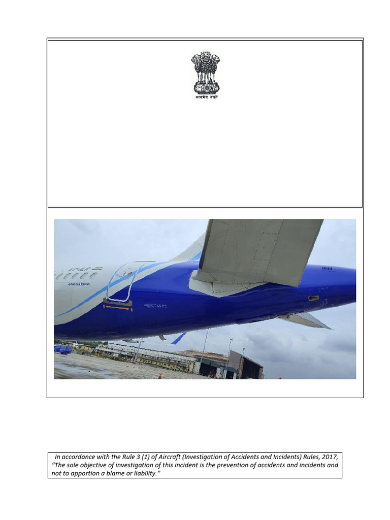A321 Tail Strike Incident Report VT-ILR | PDF | Flight Recorder | Aviation