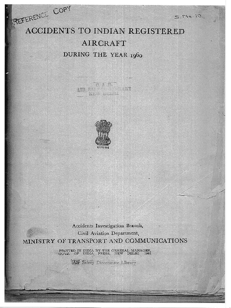 Accident Summary 1960 | PDF | Science & Mathematics | History