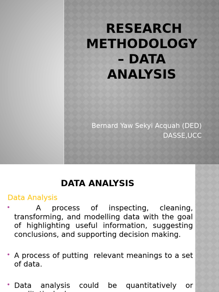 Research Data Analysis | PDF | Statistics | Level Of Measurement Research Data Analysis | PDF | Statistics | Level Of Measurement