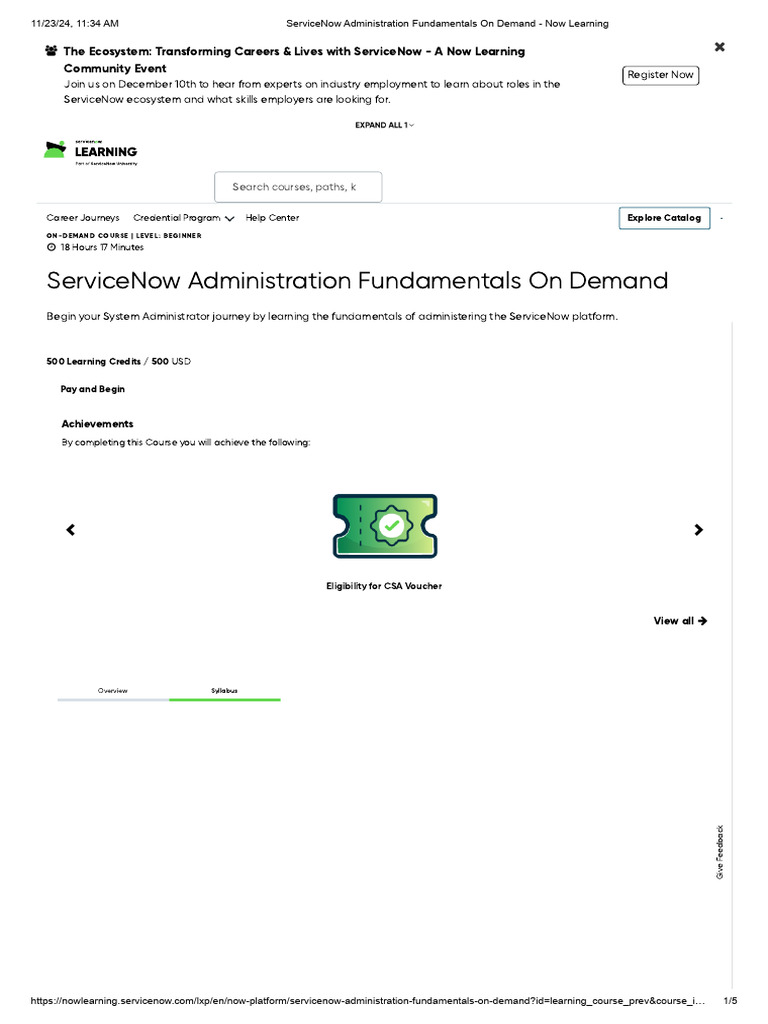 ServiceNow Admin Fundamentals Course | PDF | Databases | Information ...