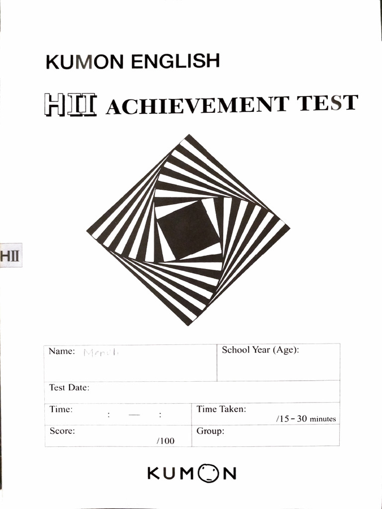 Kumon Level H Achievement Test Guide | PDF | Hannibal