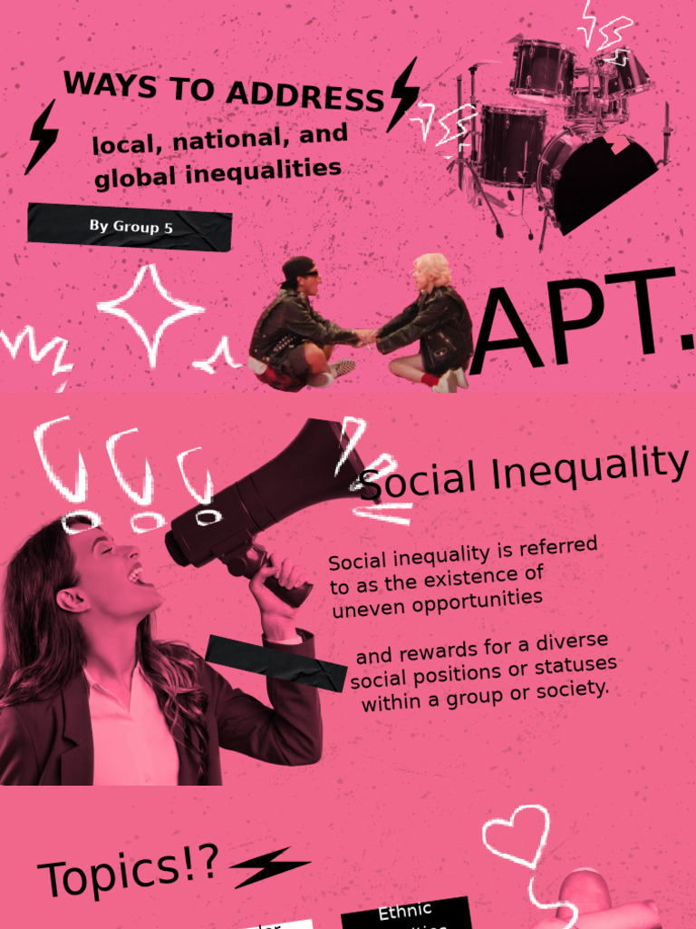 Addressing Social Inequalities Globally | PDF | Social Inequality ...