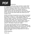 Salt Satyagraha: Gandhi's 1930 Protest | PDF | Mahatma Gandhi | British ...