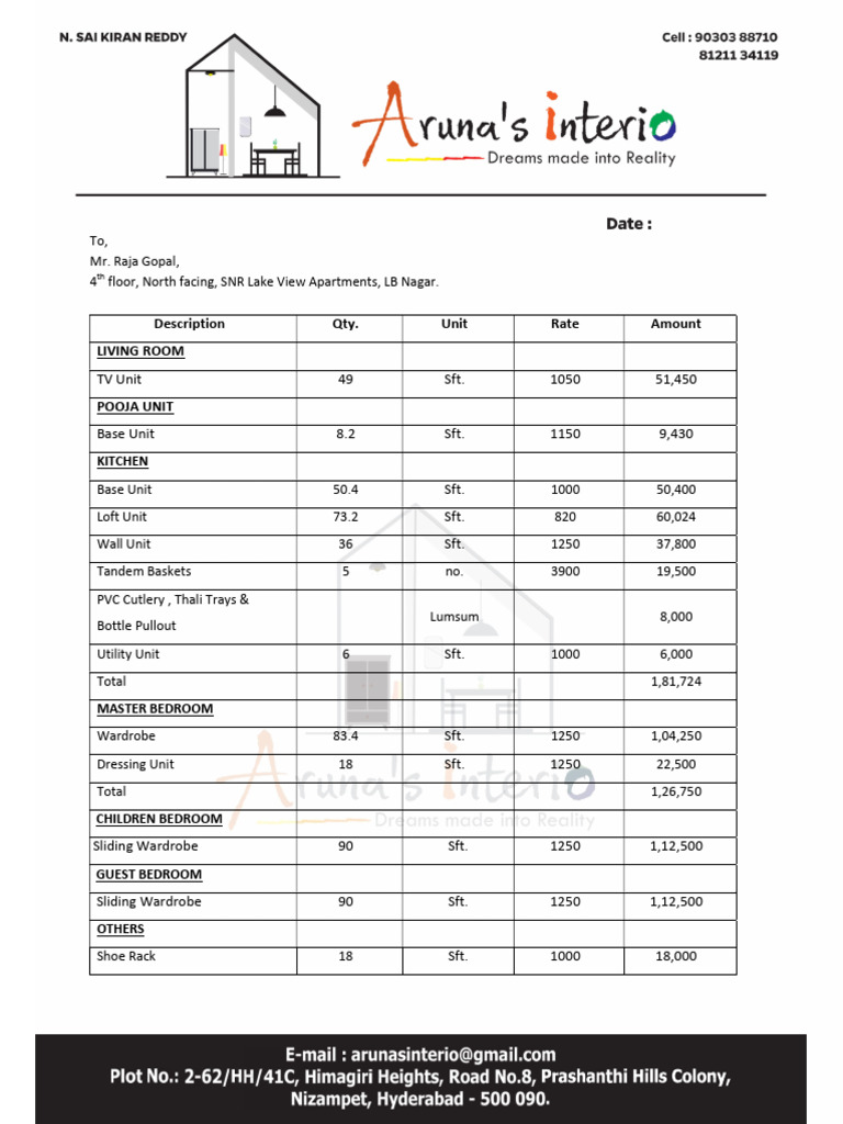 Client Mr. Raja Gopal | PDF | Drywall | Building Engineering