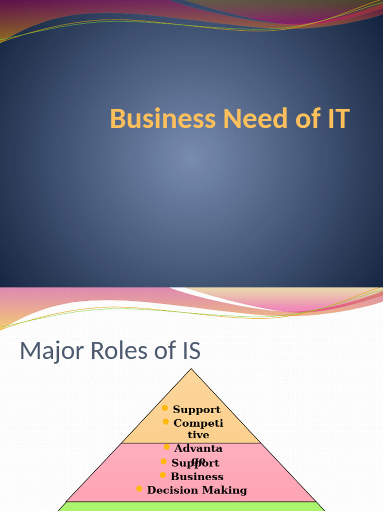 Major Roles of IS | PDF
