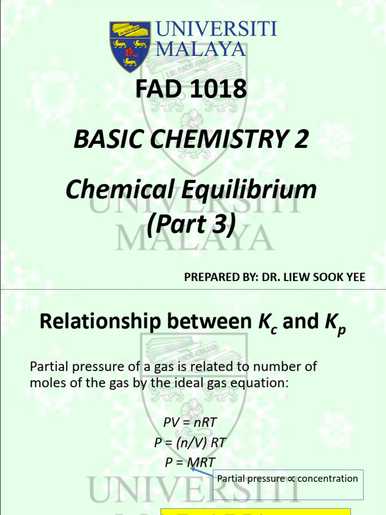 Chemistry Equilibrium Guide | PDF | Chemical Equilibrium | Chemical Reactions