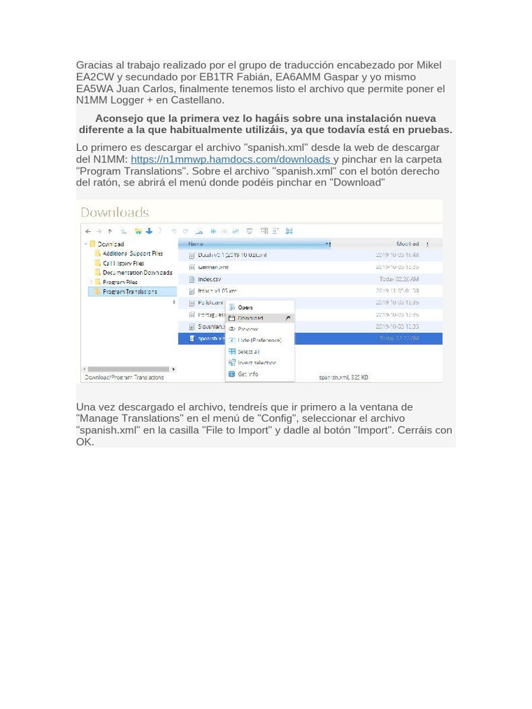 N1MM Logger+ en Español: Guía de Instalación | PDF | Informática ...