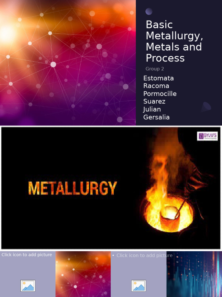 Basic Metallurgy Metals and Processes | PDF | Technology & Engineering