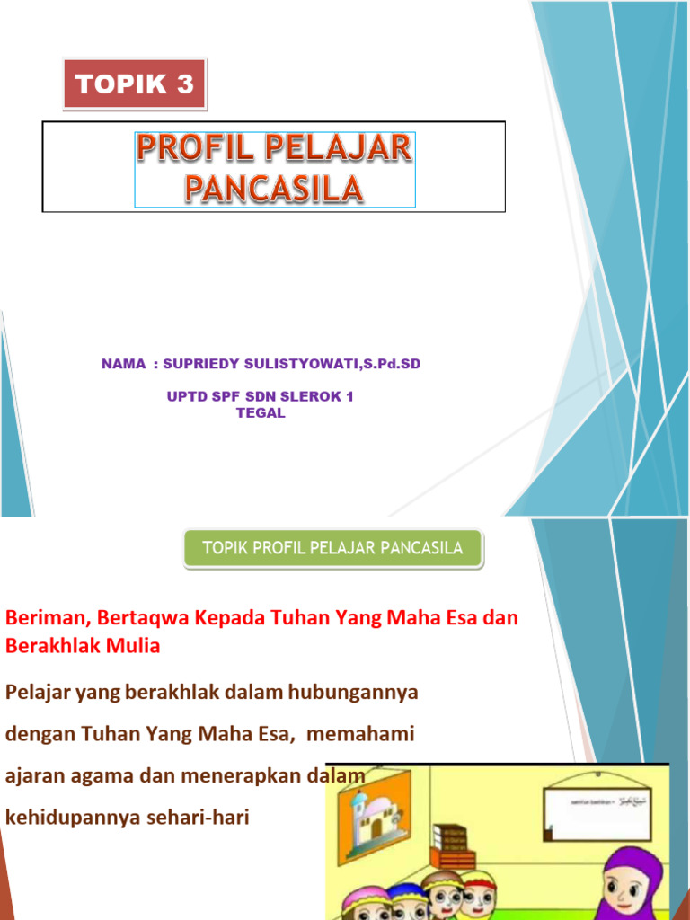 Aksi Nyata Profil Pelajar Pancasila Bu Lis | PDF