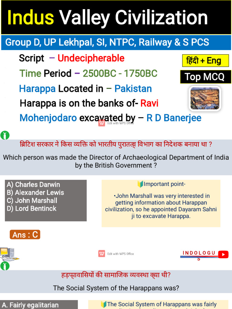 Indus Valley Civilization | PDF