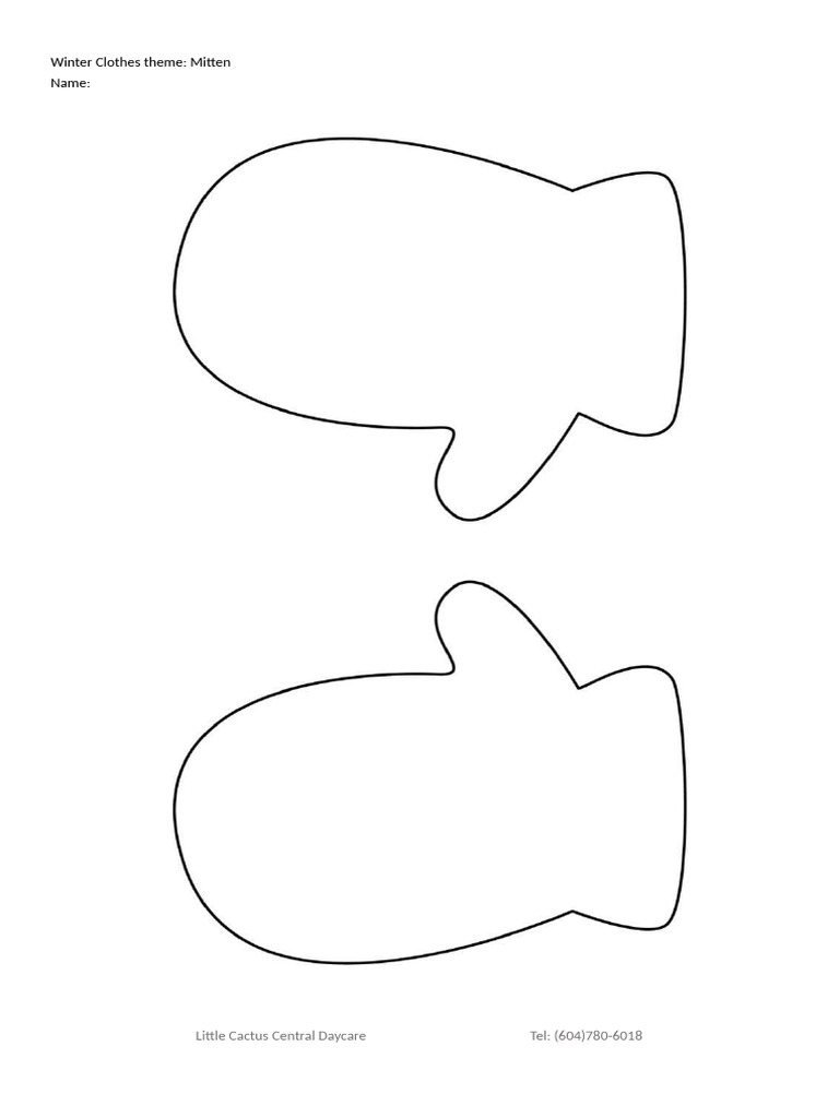 Nov 24 Winter Clothes Mitten | PDF | Home & Garden