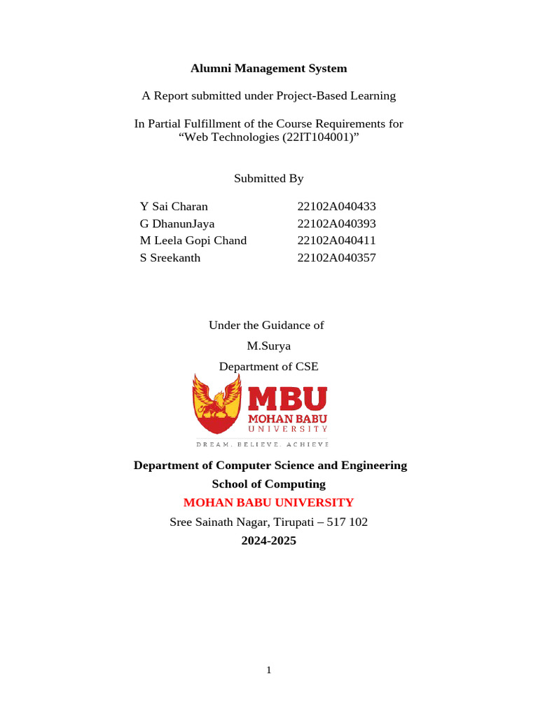 WT Project Report Alumni Xerox | PDF | Software Testing | Conceptual Model