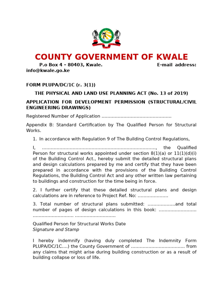Submission of Structural Drawings | PDF