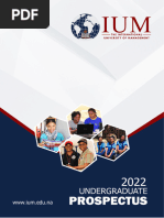 IUM Distance Learning Program Overview | PDF | Bachelor's Degree ...