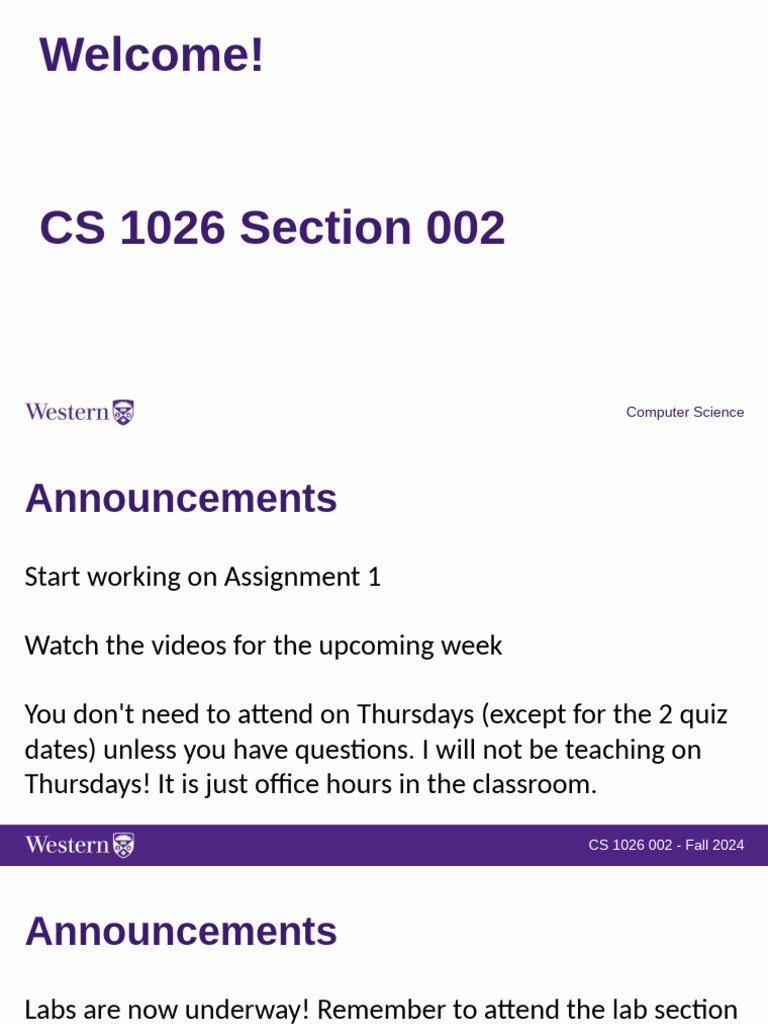 Week2 Slides | PDF | Software Development | Computer Science