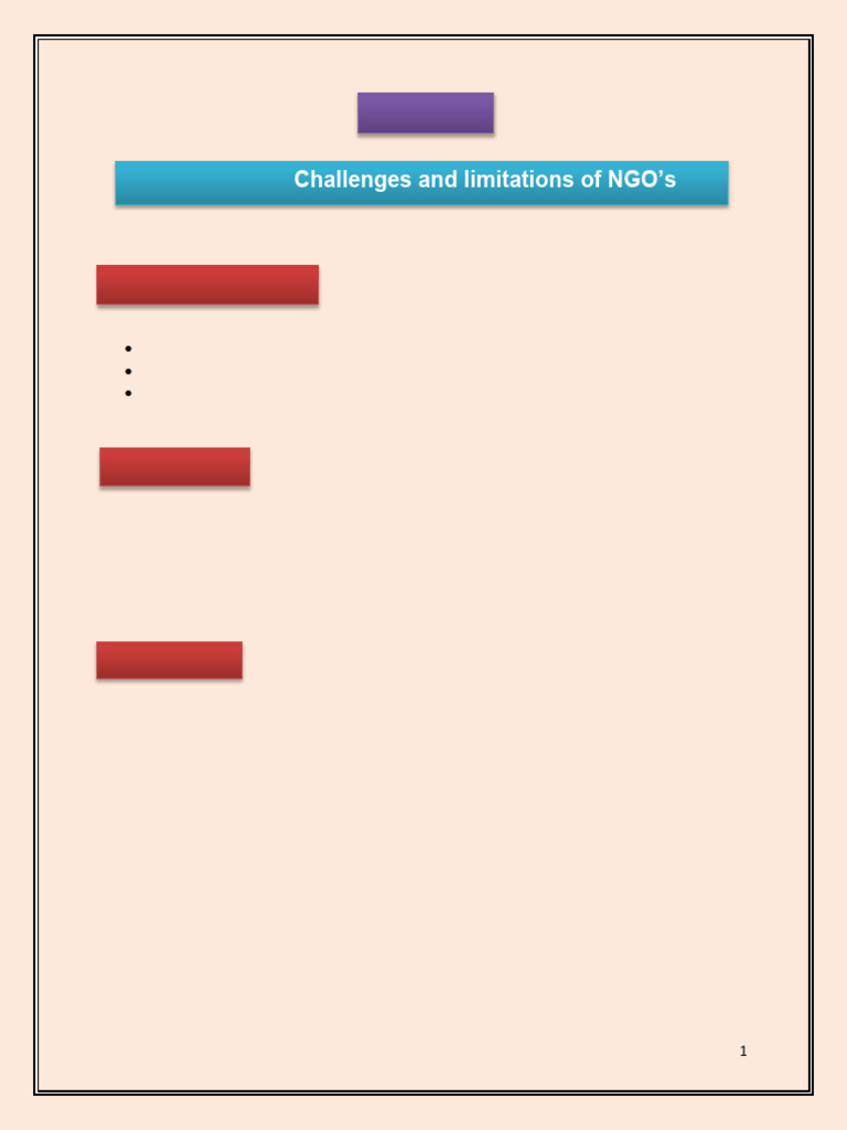 NGO Challenges and Limitations in India | PDF | Non Governmental ...