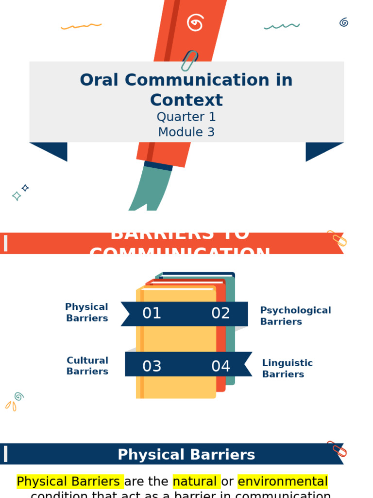Barriers of Communication | PDF | Communication | Nonverbal Communication