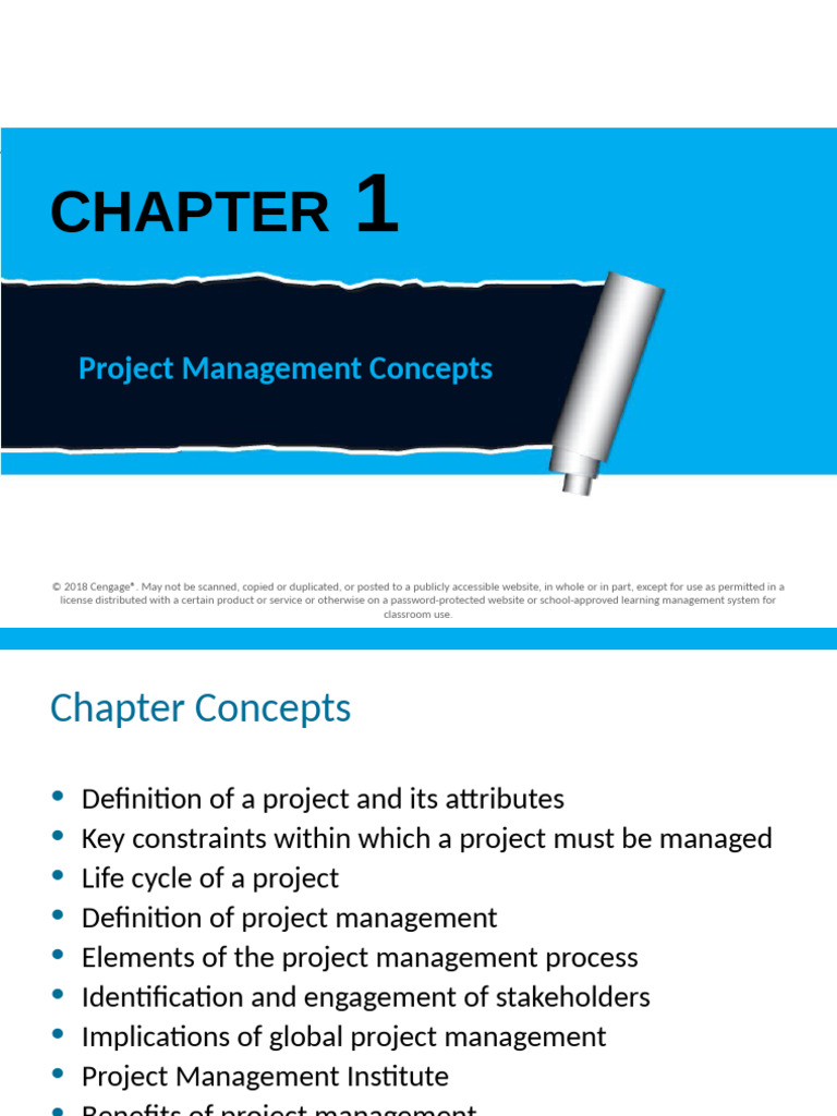 1.1 C H A P T E R - 1 - Project Management Concepts - S22 | PDF | Business