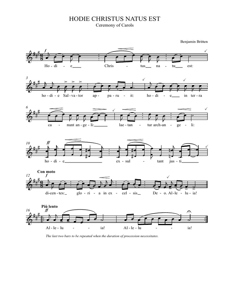 Carol Choir Book 4 Stave 24 | PDF | Elements Of Music | Choral Music