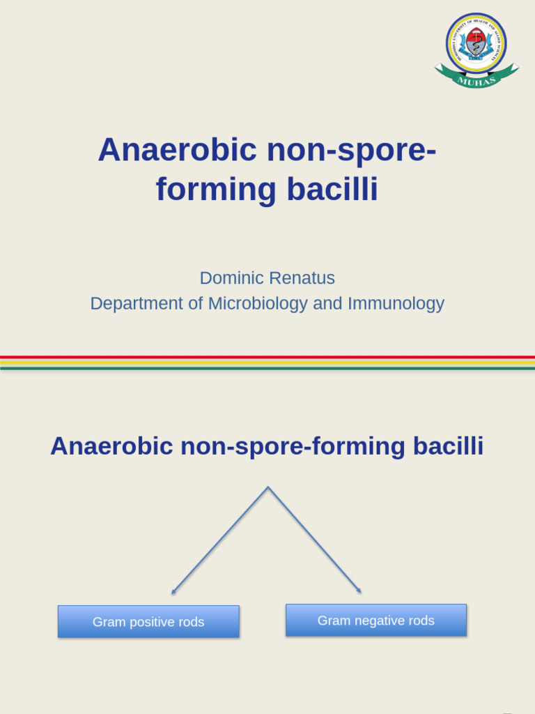 Anaerobic Non-Spore Forming Bacteria | PDF | Bacteria | Microbiology