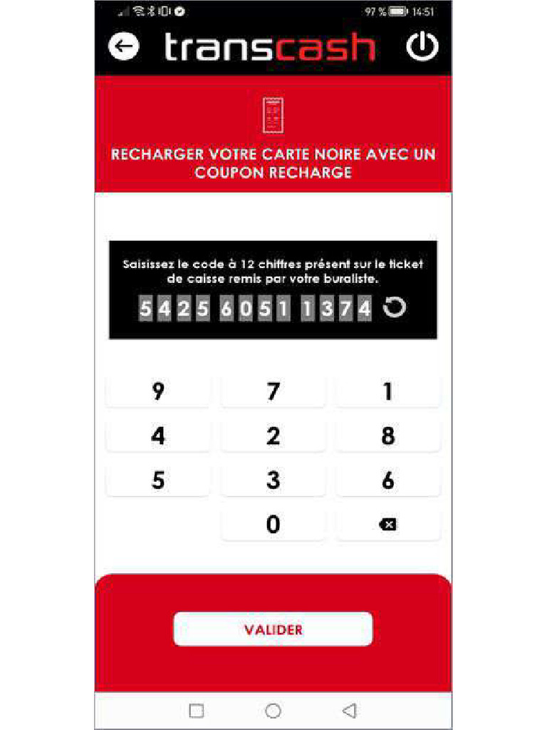 Entrer Code Coupon Application Transcash | PDF