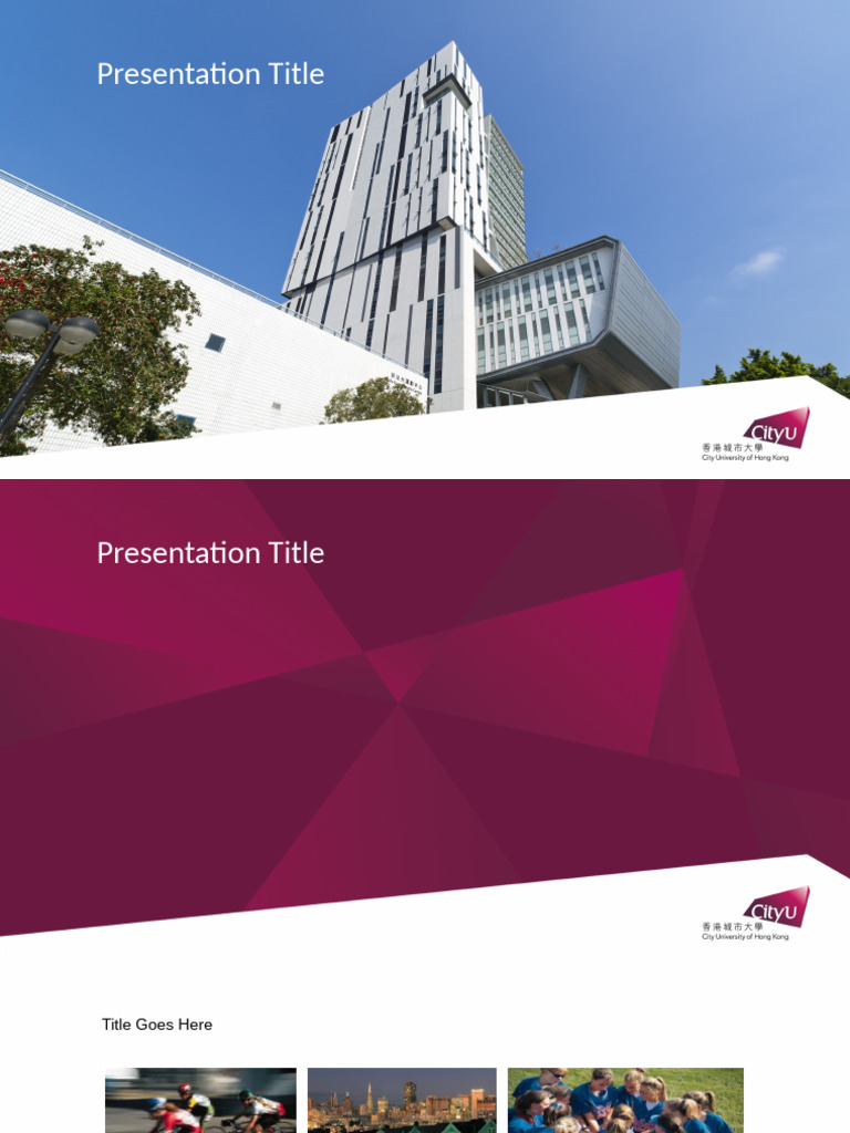 CityU PPT Template - Aug 2015 - 16x9 | PDF