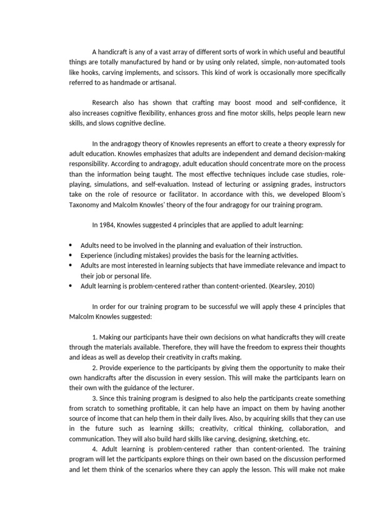 Bloom's Taxonomy Report | PDF | Learning | Adult Education