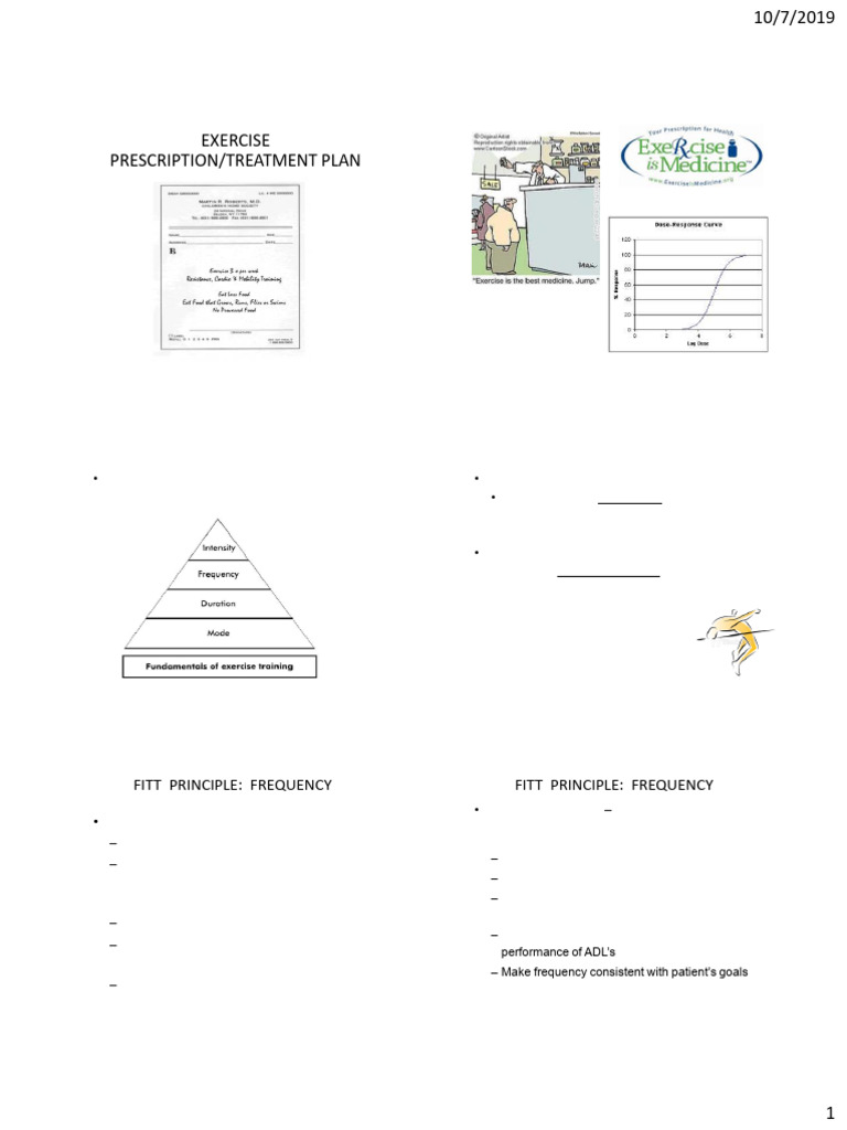 EXERCISE-PRESCRIPTION | PDF | Heart Rate | Physical Fitness
