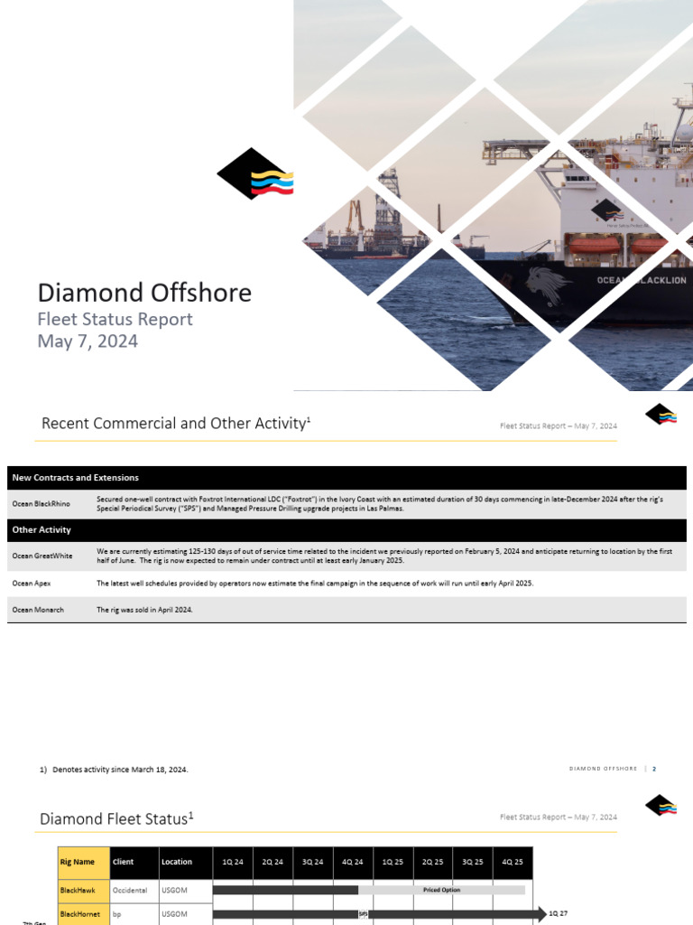 Do Fleet Status | PDF | Risk