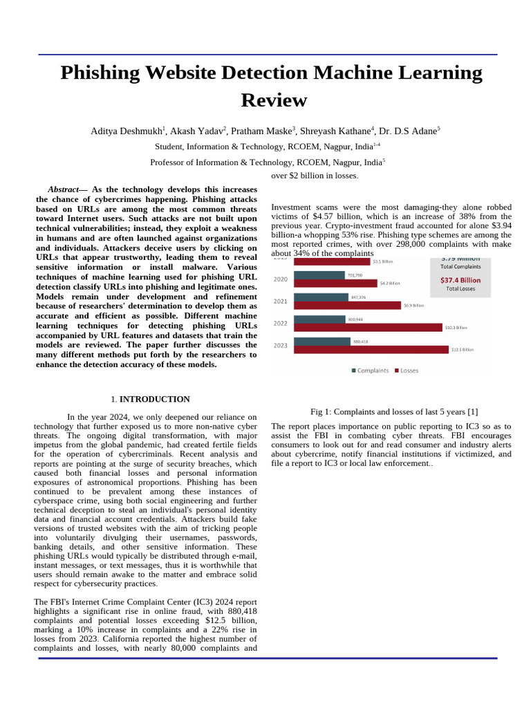 Review Paper | PDF | Domain Name | Phishing