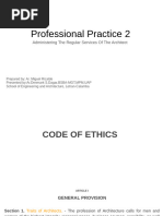 Architects Code of Ethics | PDF | Architect | Employment