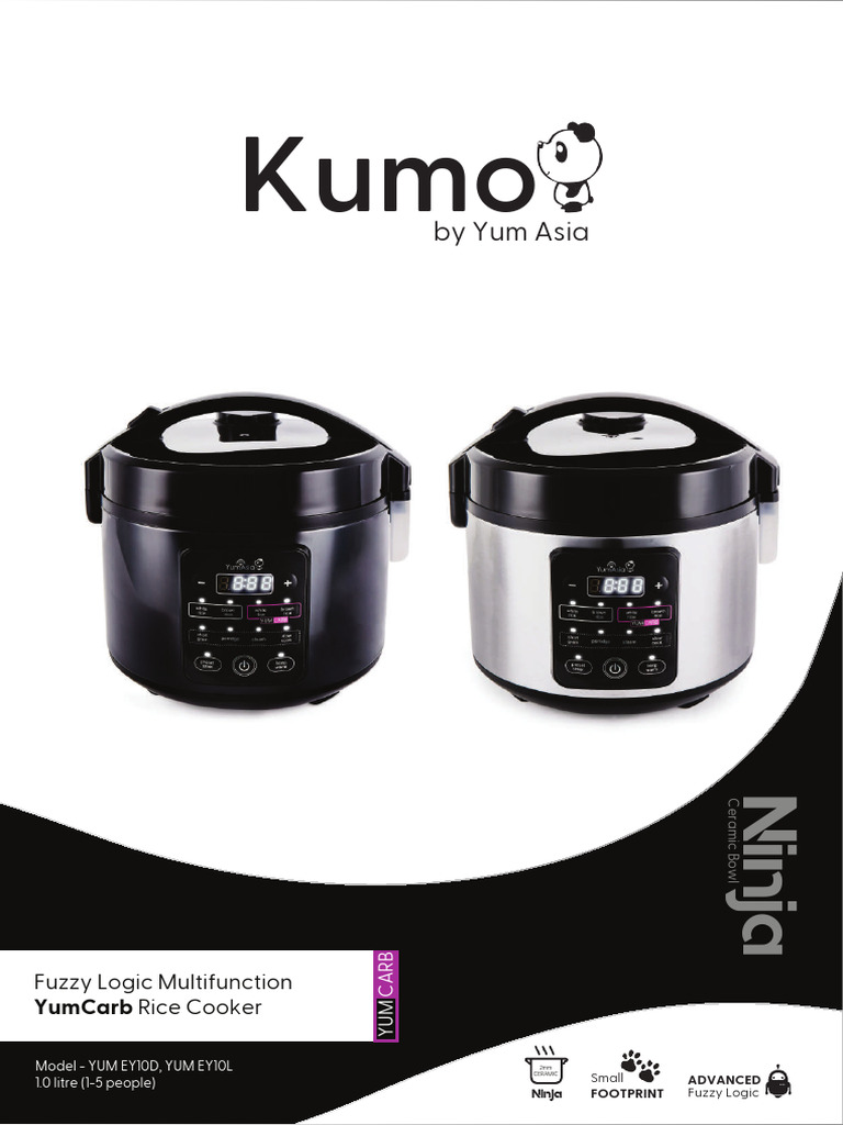 Kumo YUM EY10 Manual EN | PDF | Sushi | Kitchen Stove