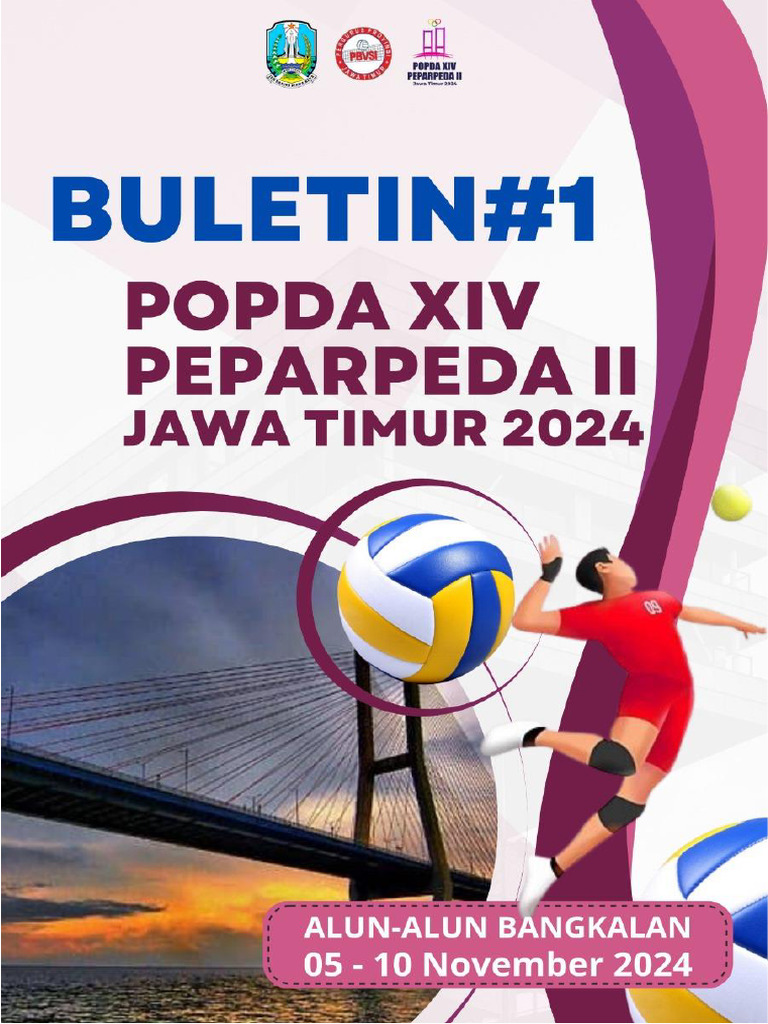Buletin 1 POPDA Jatim 2024 | PDF