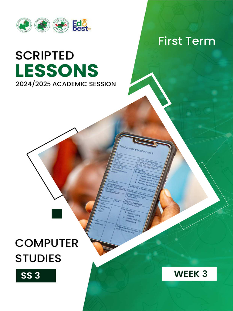 Computer Studies Ss3 1st Term Week 3 | PDF | Usb | Electrical Connector
