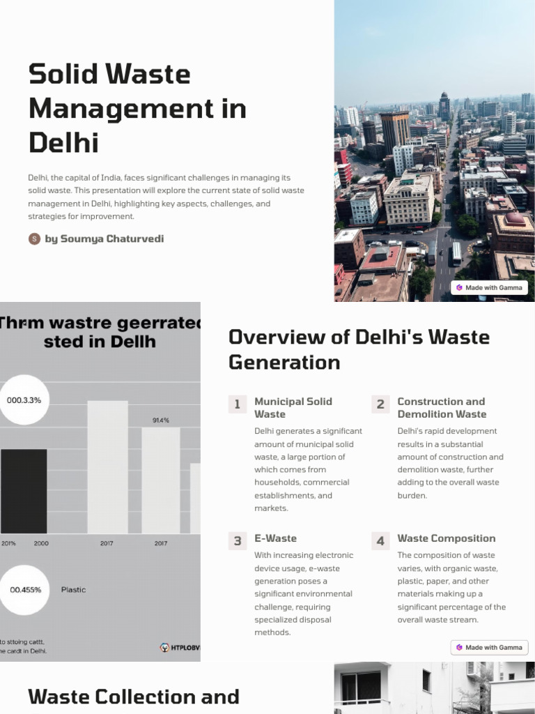 Solid Waste Management in Delhi | PDF | Waste | Waste Management